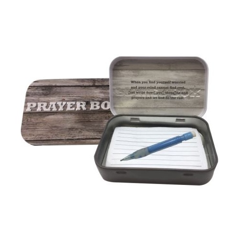 Prayer Box Metal Tin With Prayer | Online Christian Supplies Shop